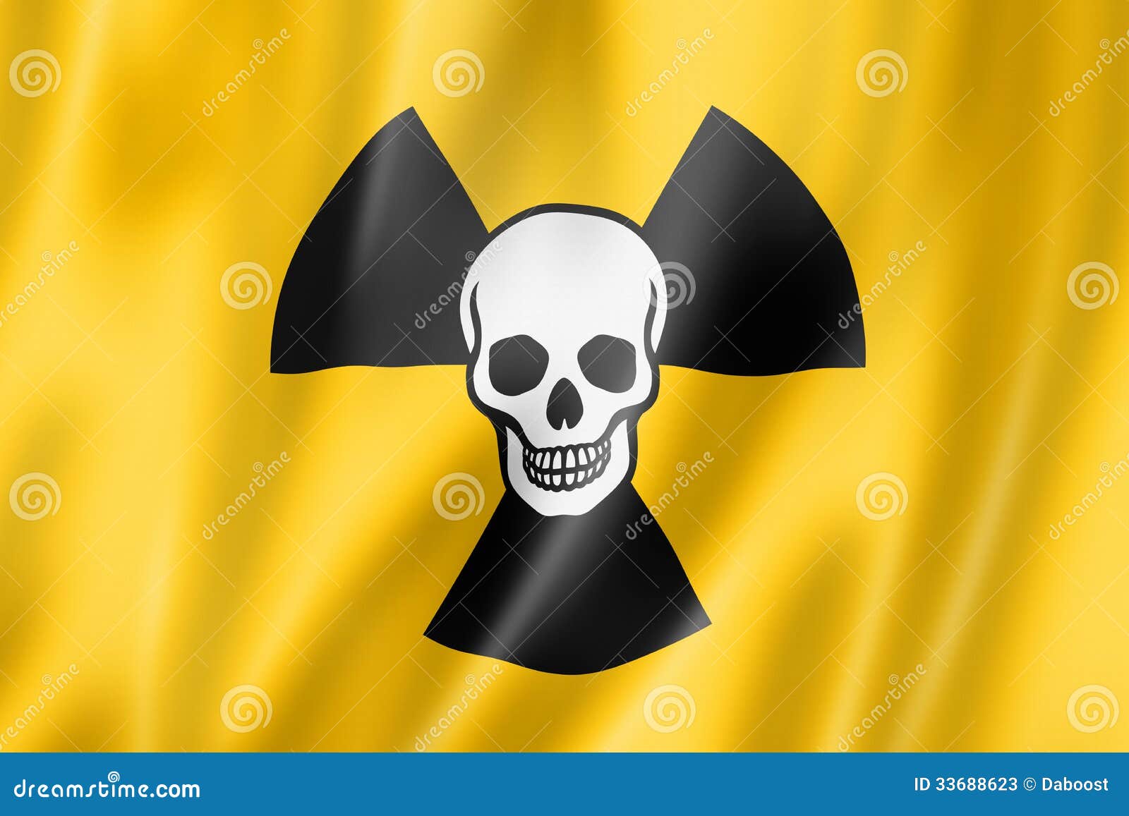 Radioactive Nuclear Symbol Death Flag Royalty-Free Stock Photo ...