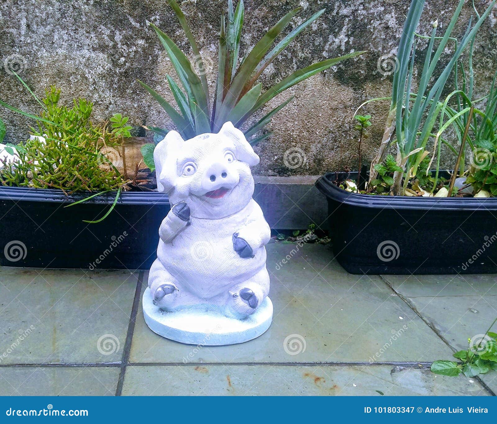 Radioactive Pig stock image. Image of garden, radioactive - 101803347