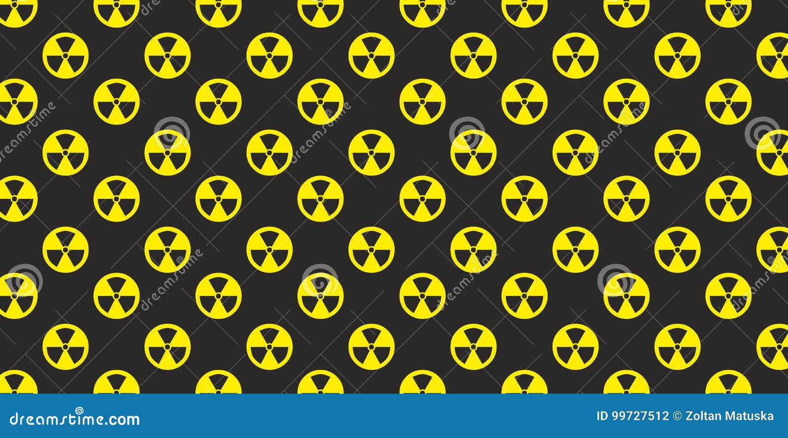 Radioactive Radiation Danger Nuclear Atomic Background Vector Stock ...