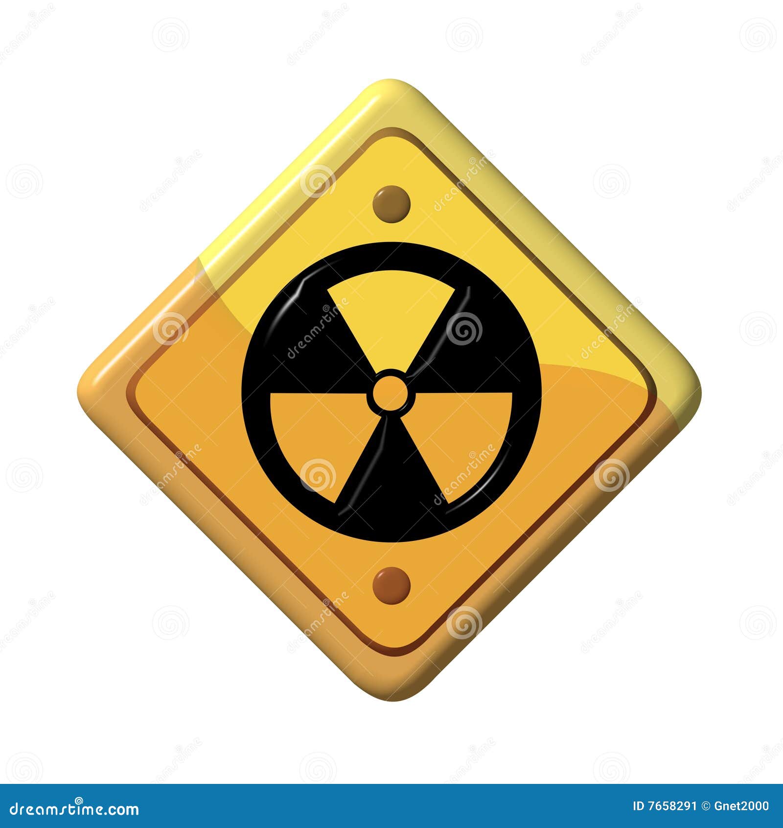 Radioactive sign stock illustration. Illustration of industry - 7658291