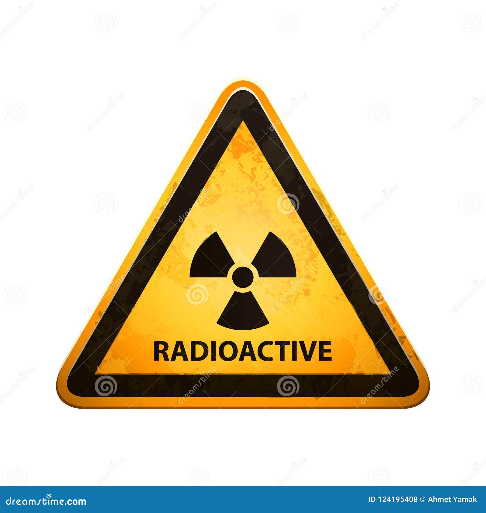 Radioactive Nuclear Reactor Sign Design Stock Vector - Illustration of ...