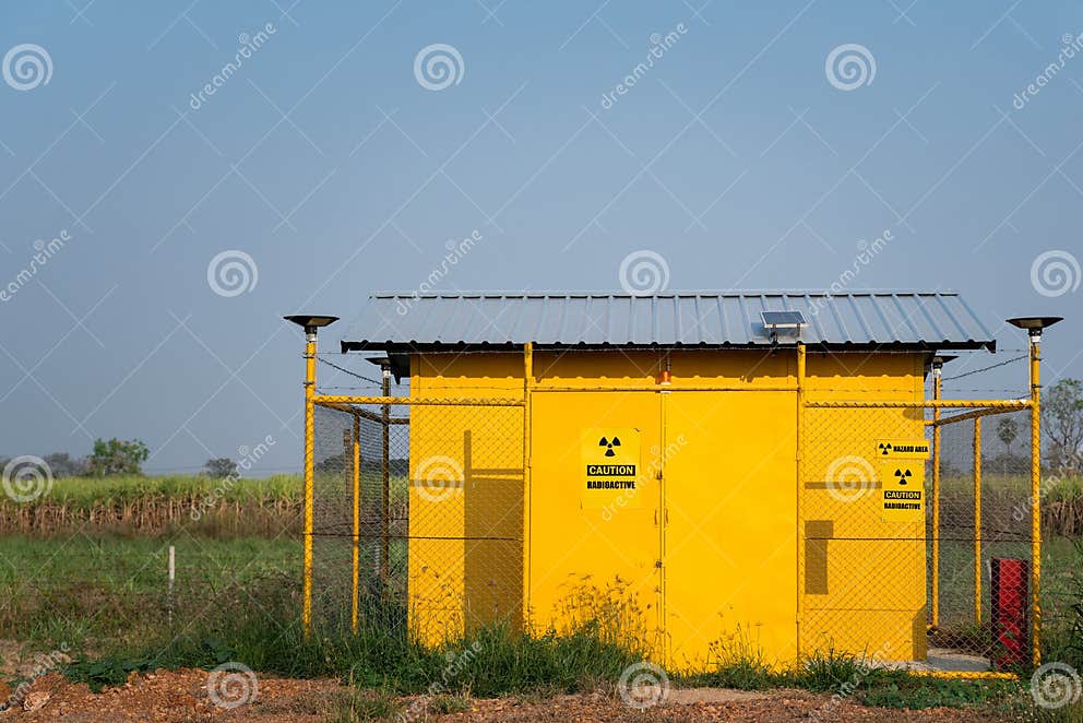 A Radioactive Source Storage Bunker. Stock Photo - Image of industry ...