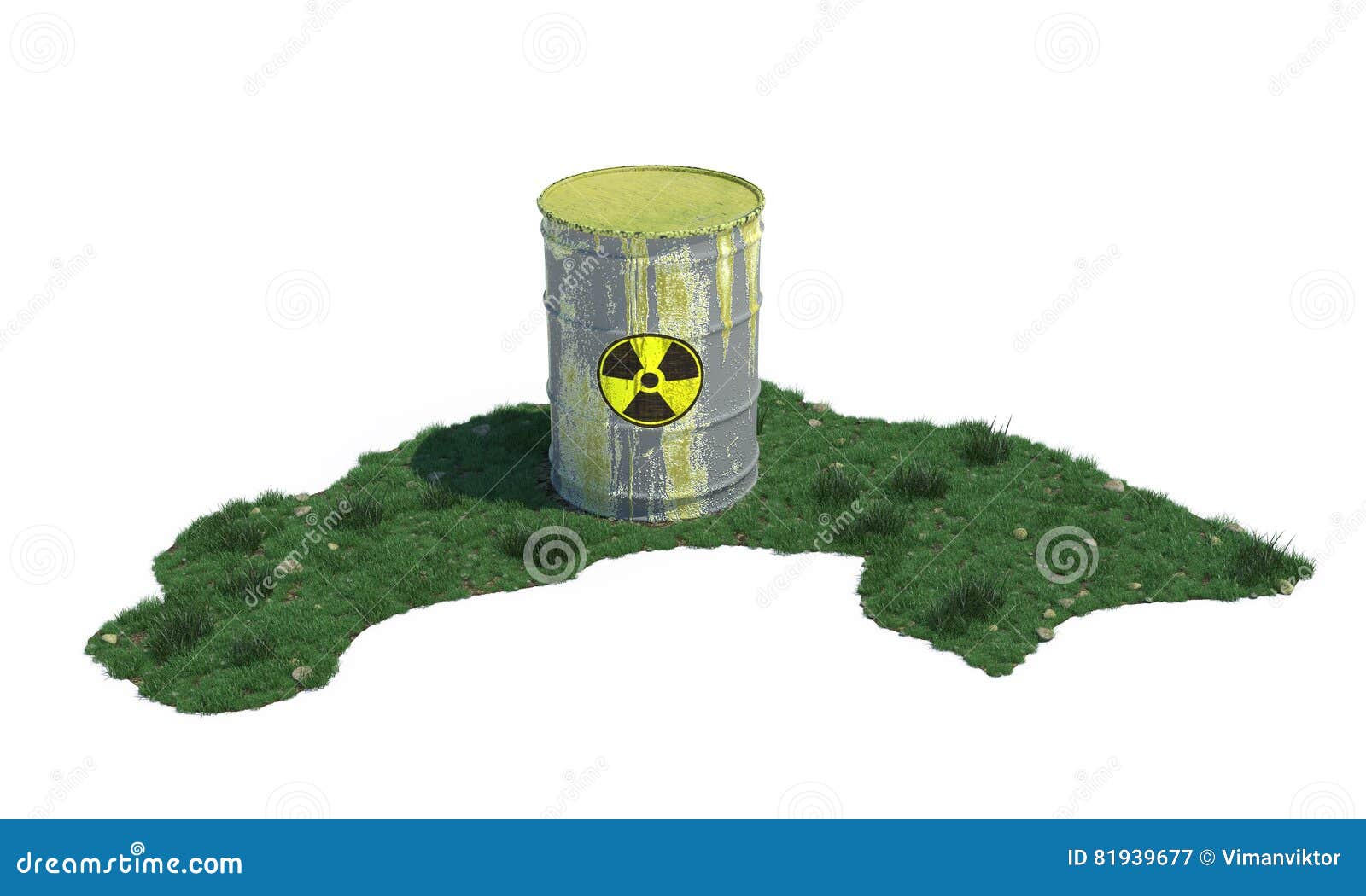 Radioactive Substances and the Environment Stock Illustration ...