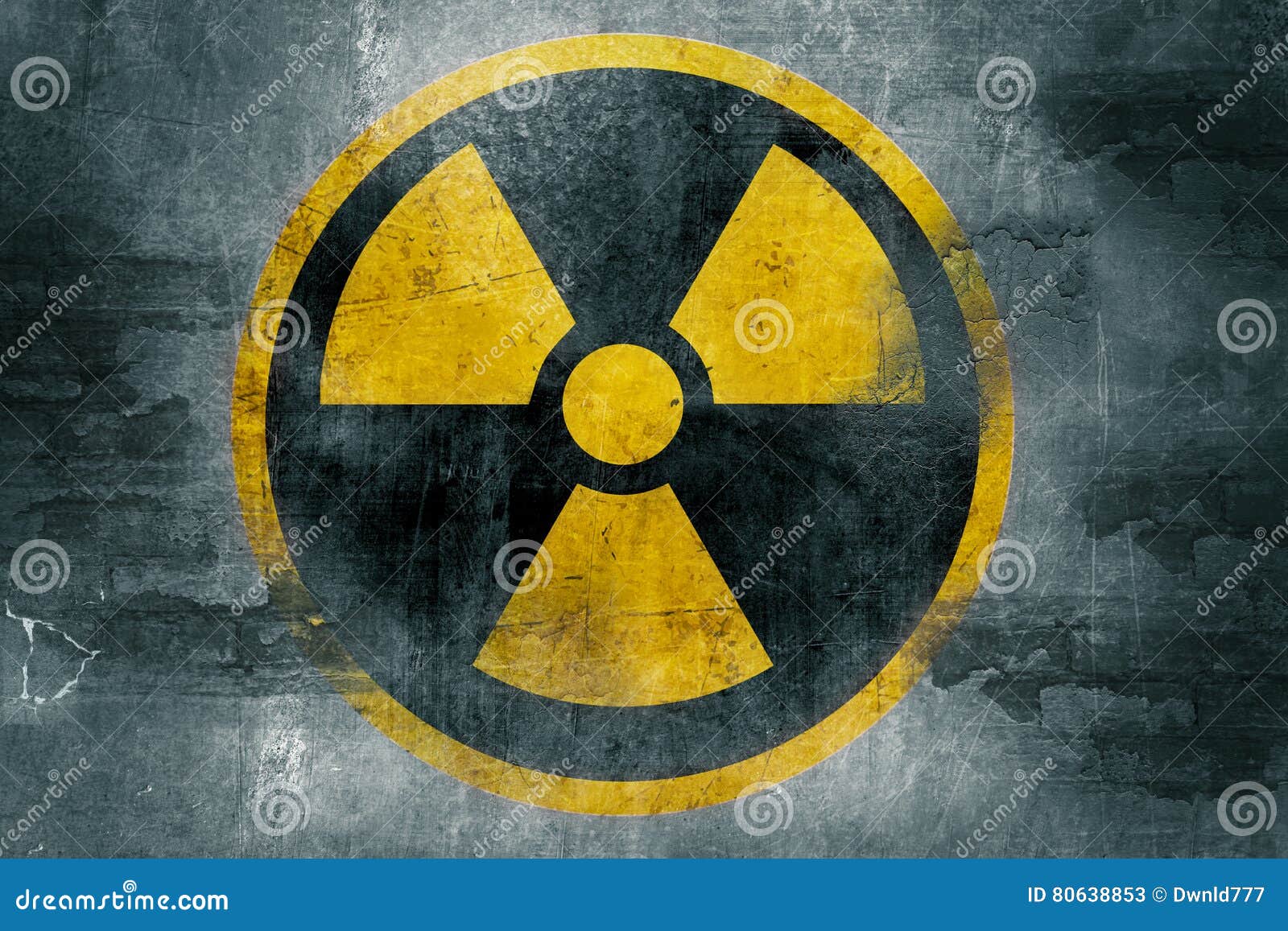 Radioactive Symbol Made Of Missiles On Korean Map Stock Photography ...