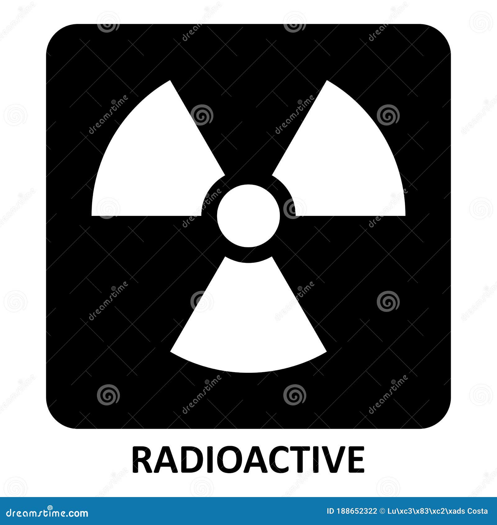 Radioactive Symbol Illustration Stock Illustration - Illustration of ...