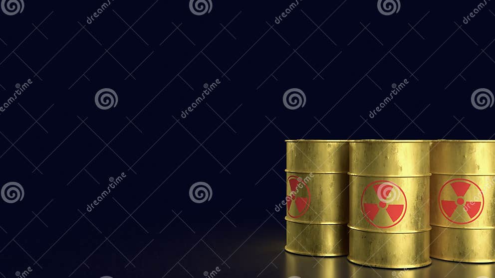 The Radioactive Tank for Sci or Nuclear Concept 3d Rendering Stock ...