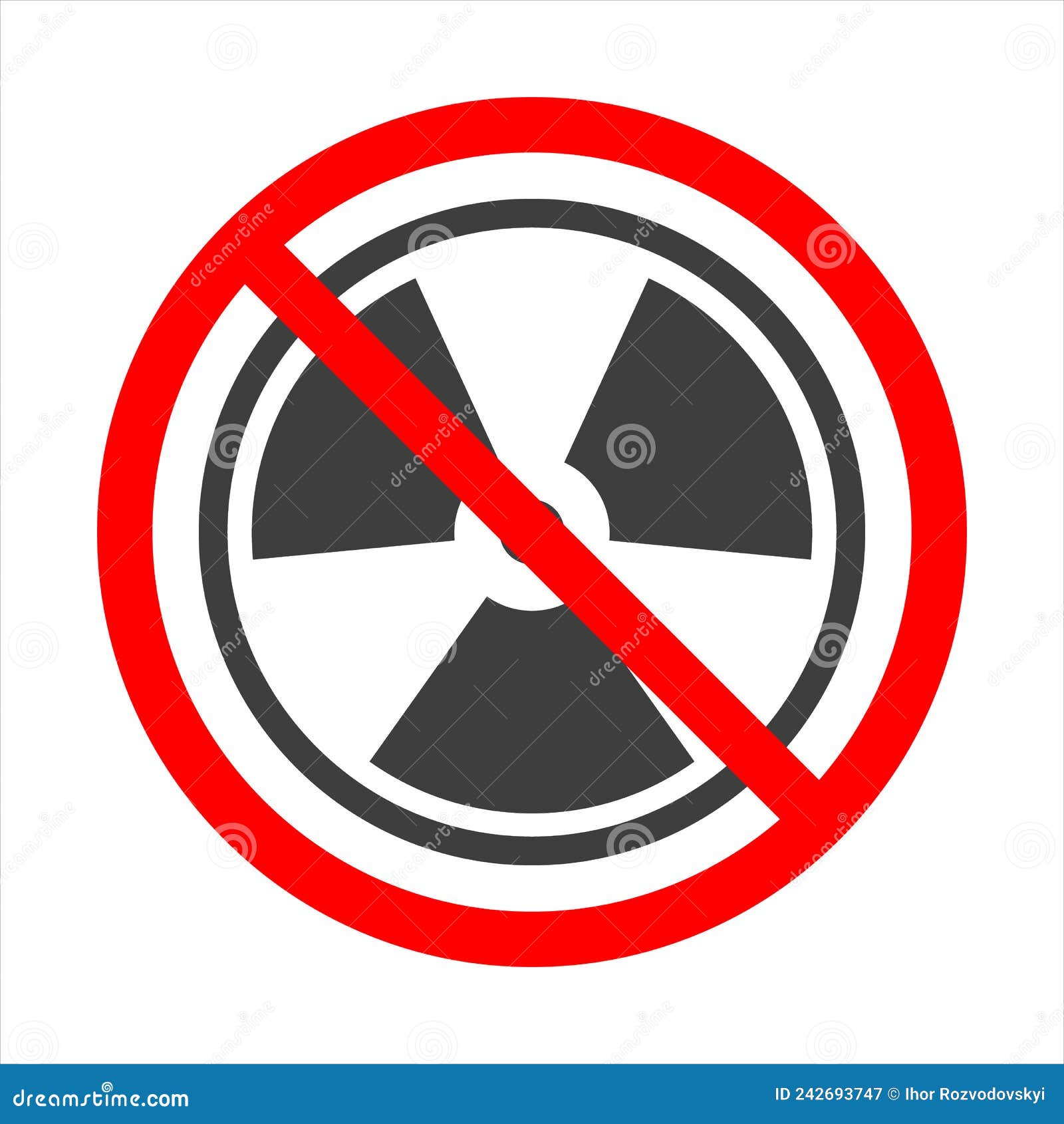 Radioactive Vector Icon. Nuclear Bomb Symbol. Danger Icon Stock Vector ...