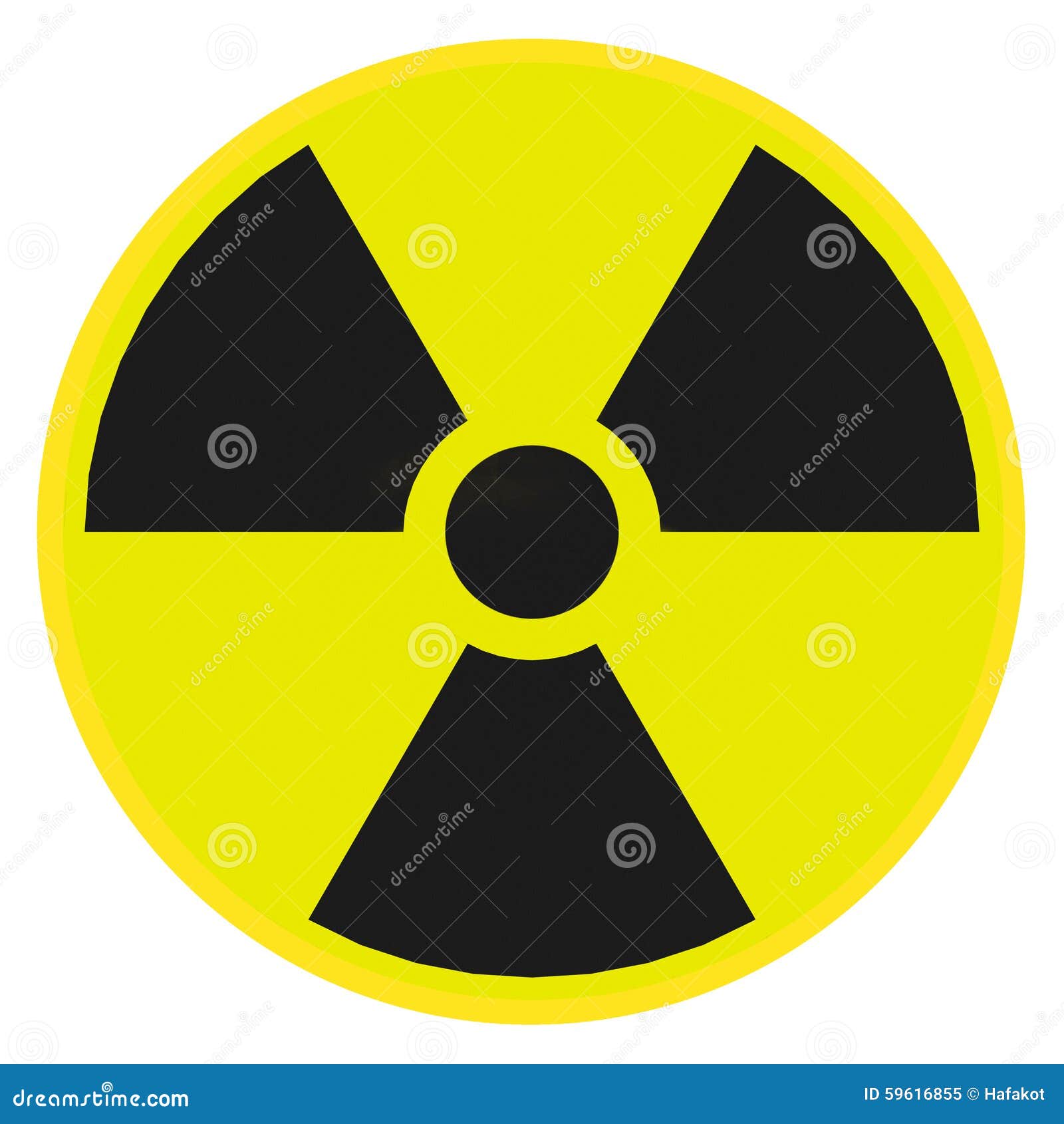 Radioactive warning sign stock illustration. Illustration of isolated ...