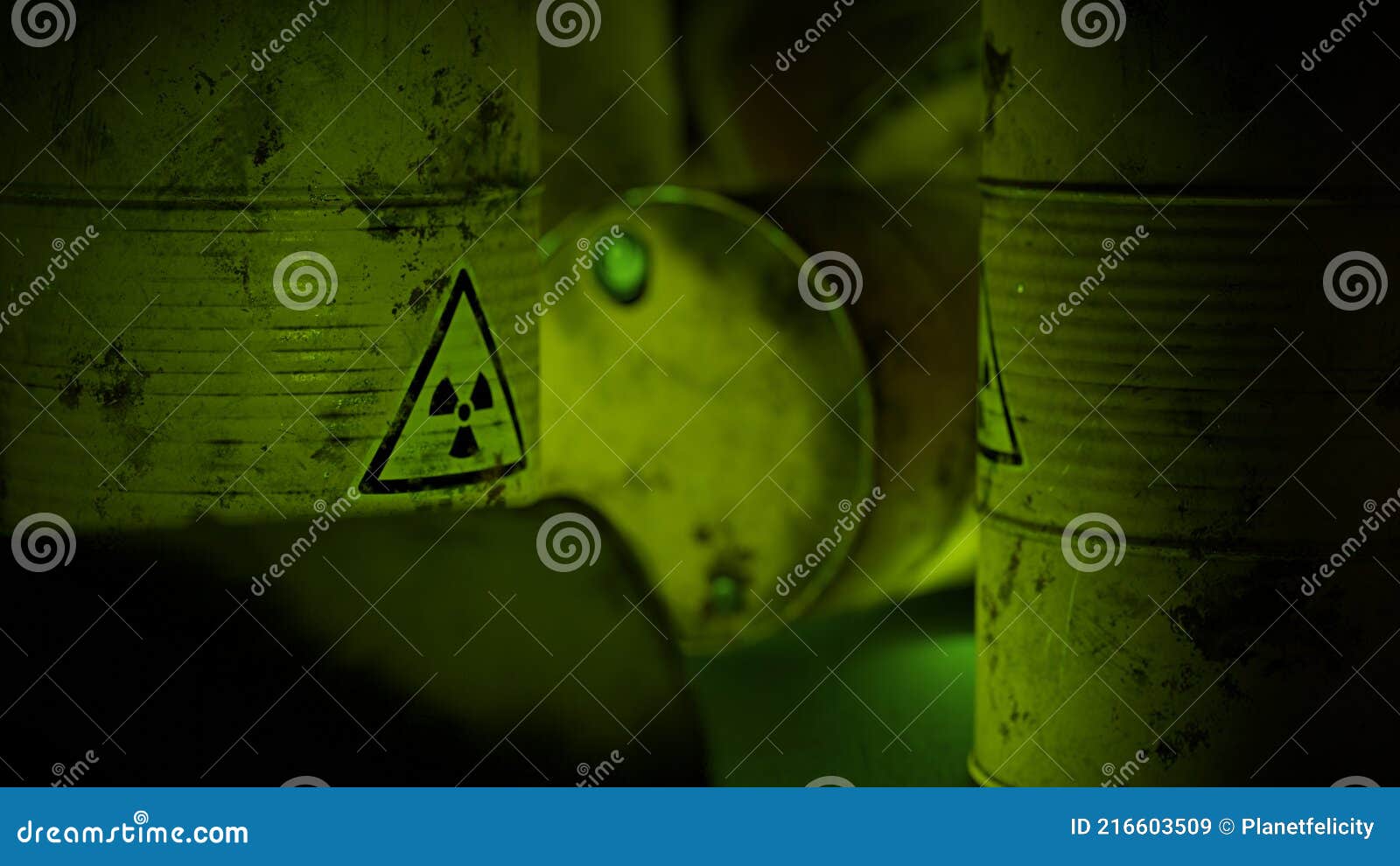 Radioactive Waste in Barrels Stock Image - Image of atomic, disposal ...