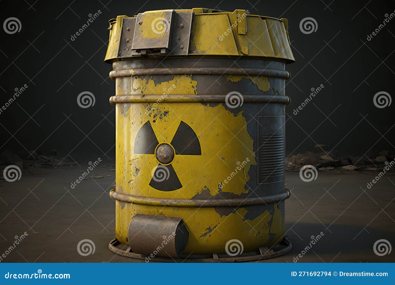 Radioactive Waste, Created with Generative AI Technology Stock Photo ...