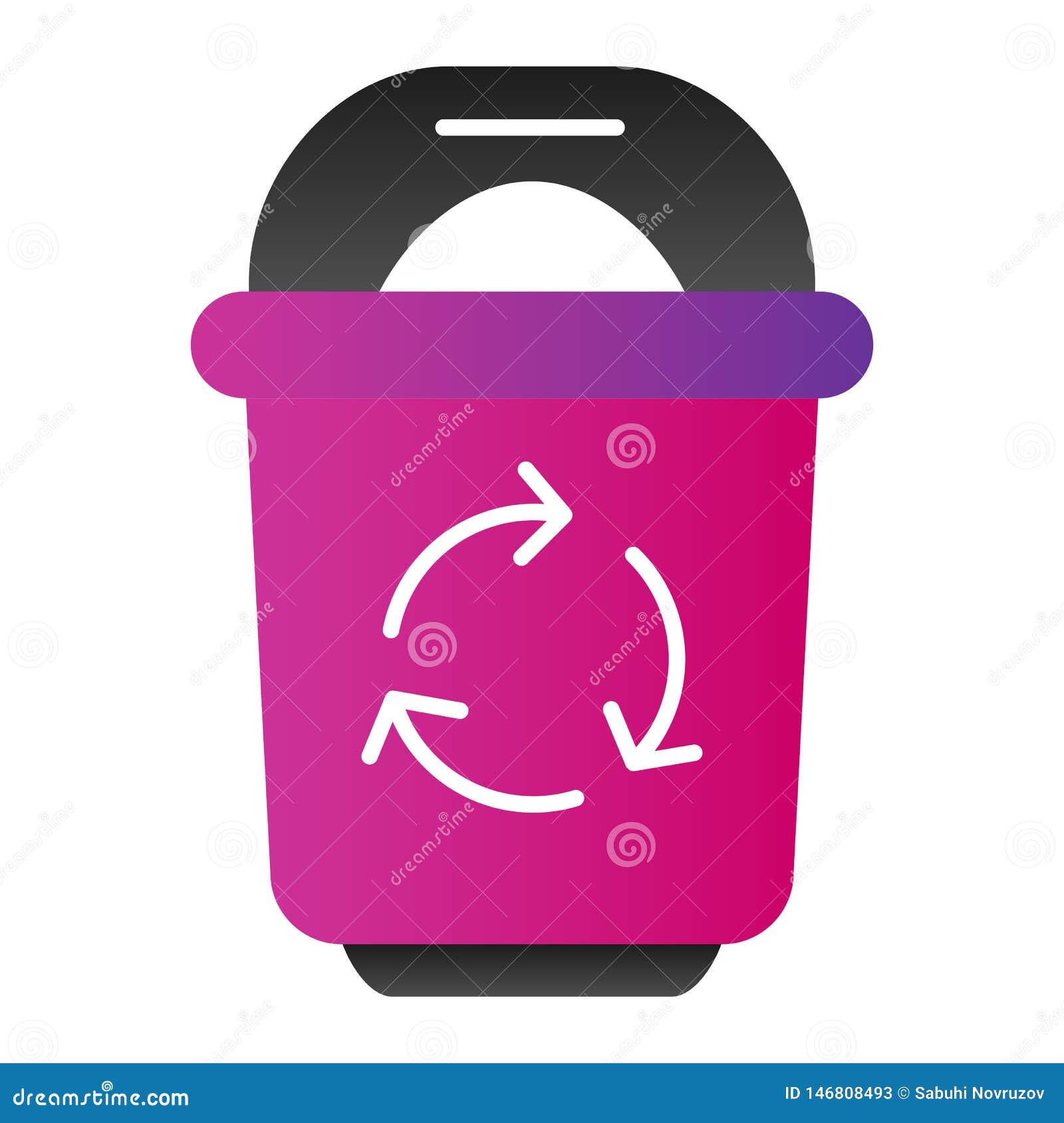 Radioactive Waste Flat Icon. Nuclear Waste Color Icons in Trendy Flat ...