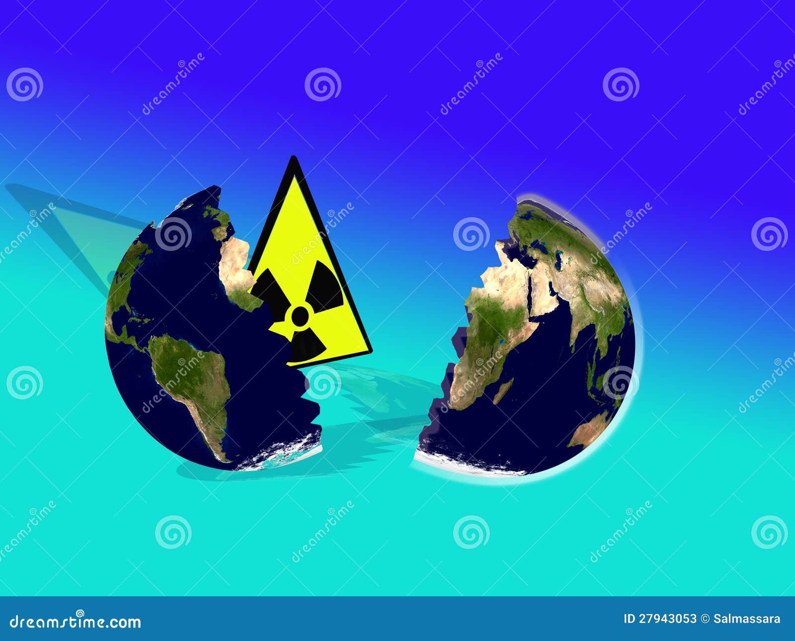 Radioactivity stock illustration. Illustration of exit - 27943053