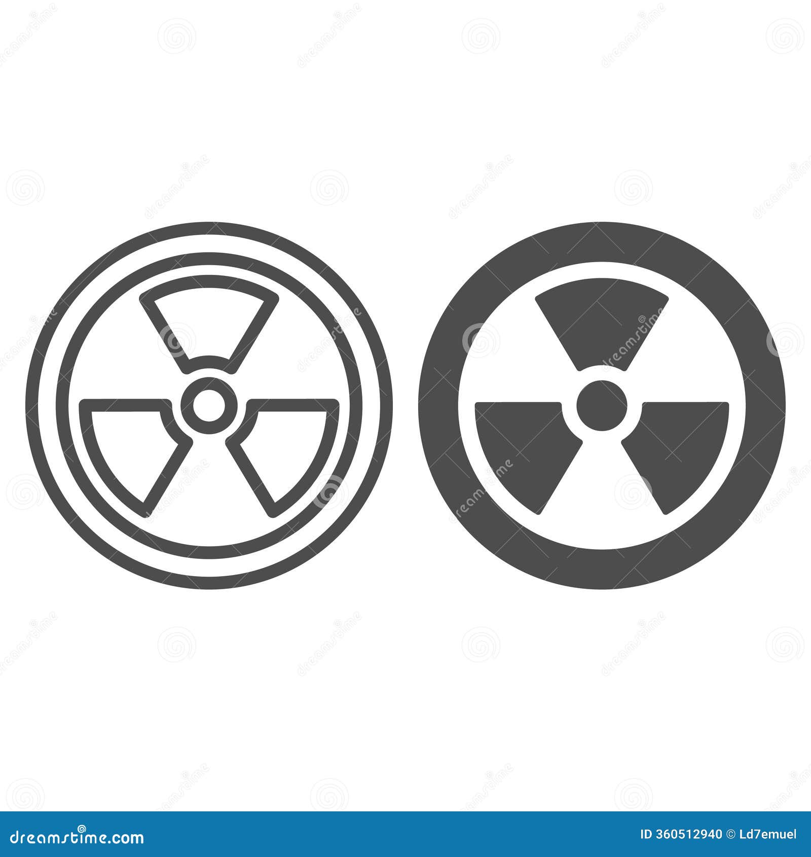 Radioactivity And Radiation Rays. Close-up Of Radioactive Atom, And ...
