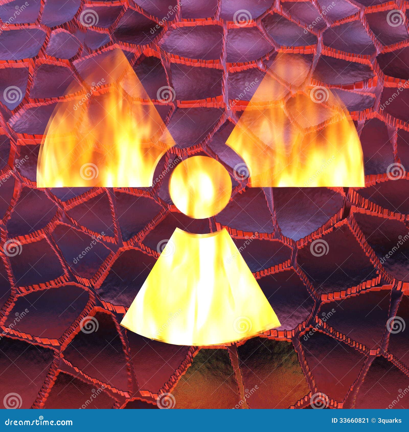 Radioactivity stock illustration. Illustration of infested - 33660821