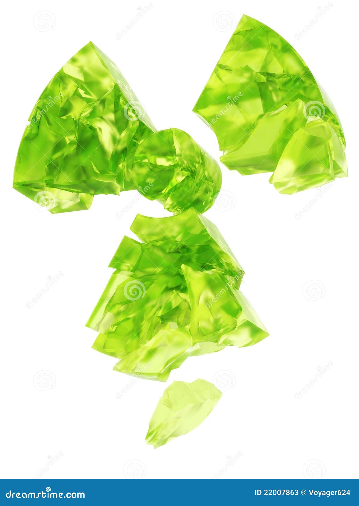 Radioactivity Logo Uranium Glass Stock Illustration - Illustration of ...