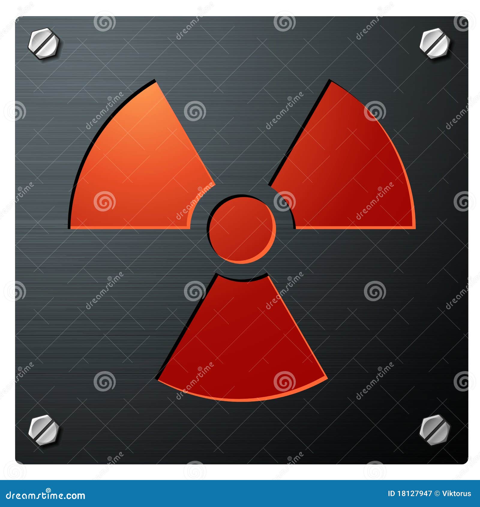 Radioactivity Sign stock vector. Illustration of dark - 18127947