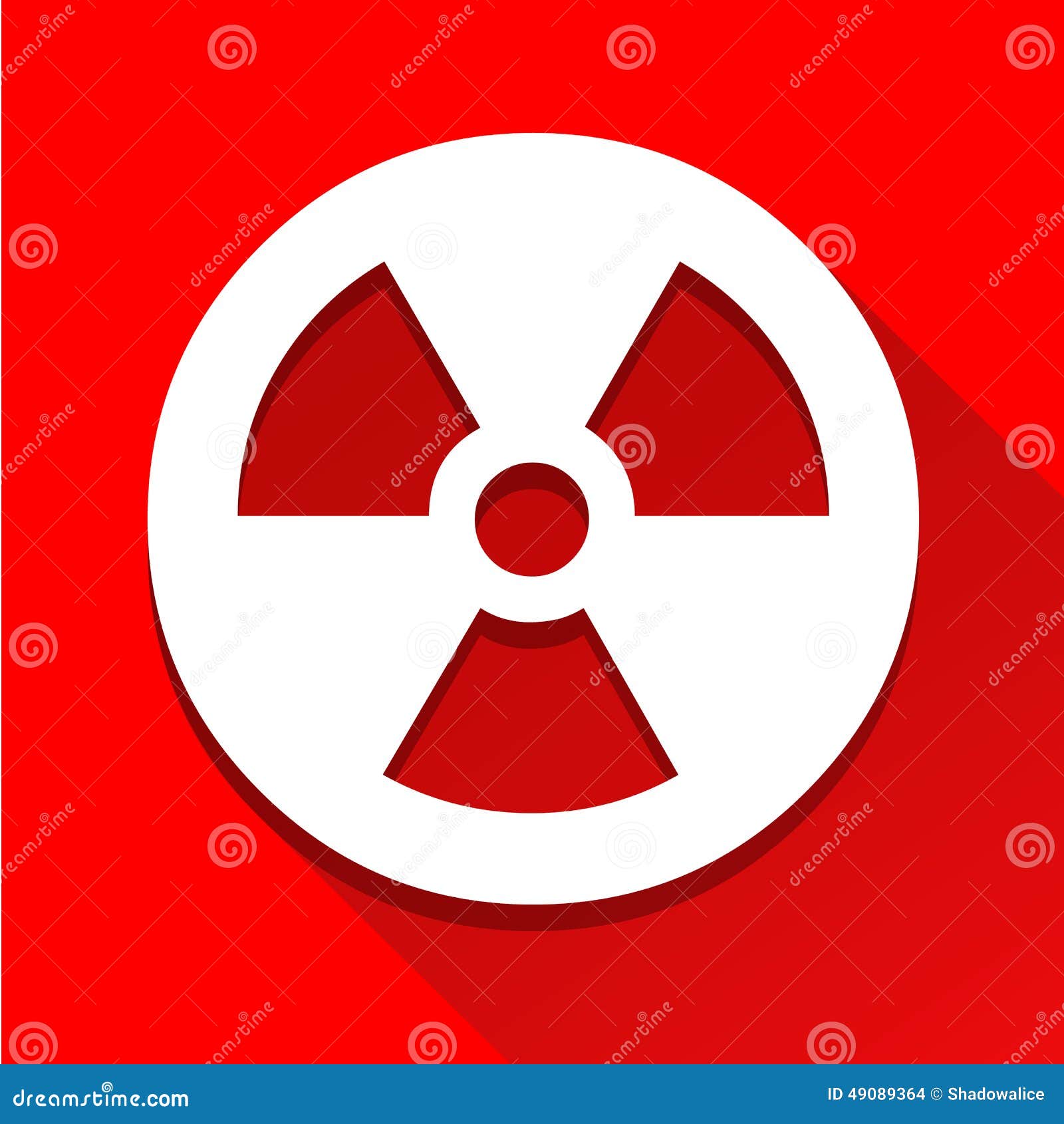 Radioactivity Sign Icon Great for Any Use. Vector EPS10 Stock Vector ...