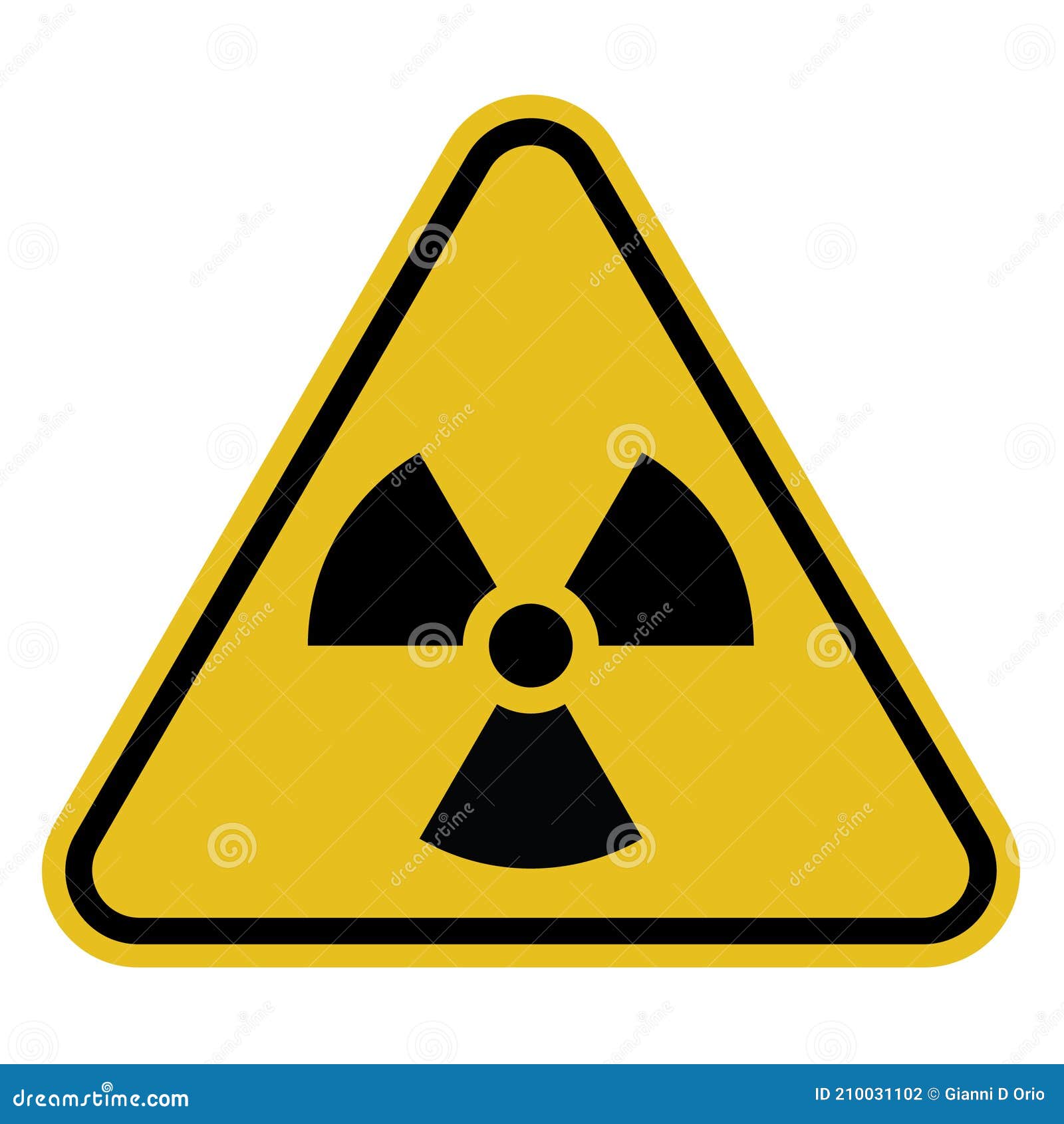 Radioactivity, Symbol Of Radioactive Waste Logo Royalty-Free Cartoon ...