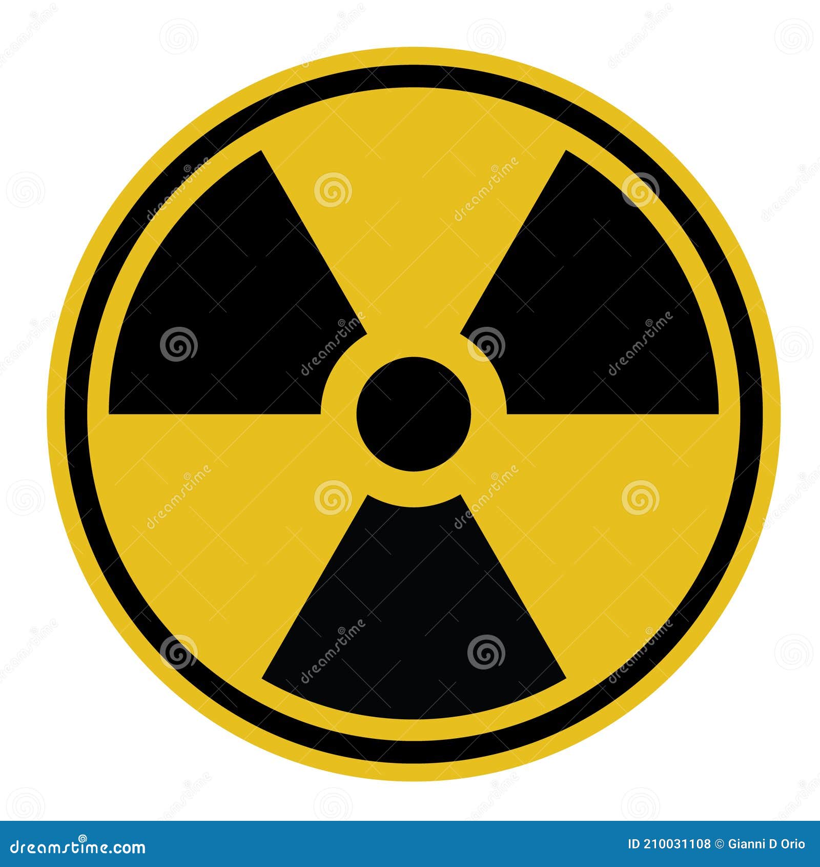 Radioactivity, Symbol Of Radioactive Waste Logo Stock Photography ...