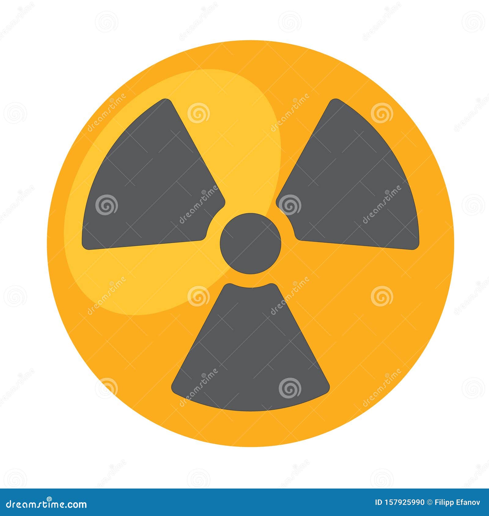 Radioactivity Symbol. 3D Rendering. Stock Image | CartoonDealer.com ...