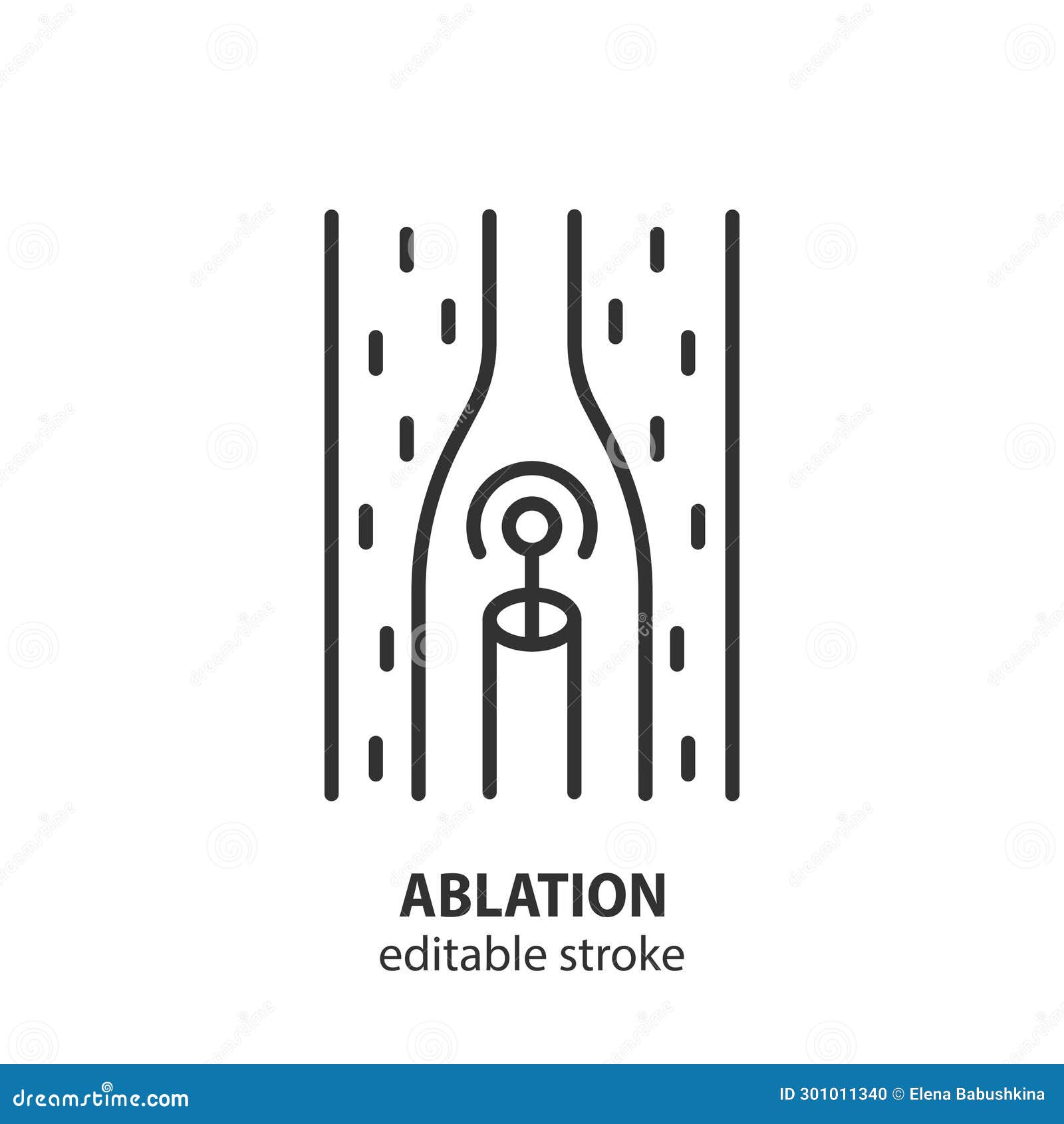 Varicose Injection Procedure Cartoon Vector | CartoonDealer.com #250364873