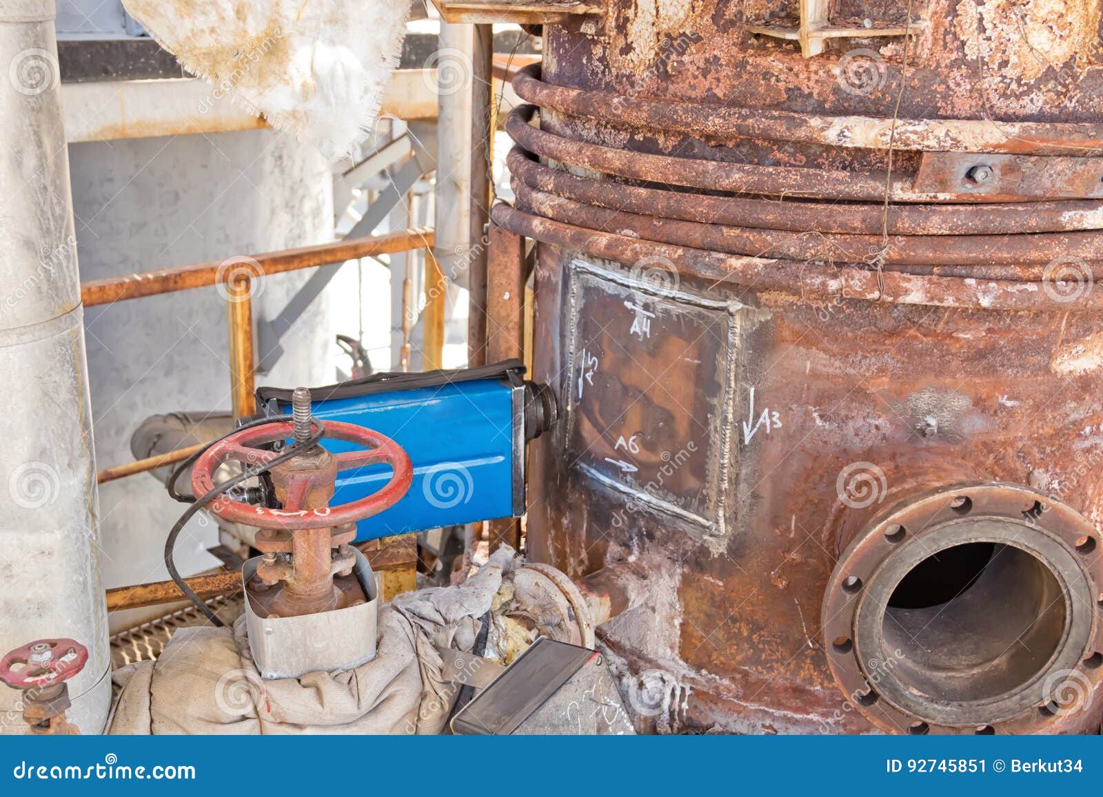 Radiographic Control of the Welds of the Patches on Old Chemical Stock ...