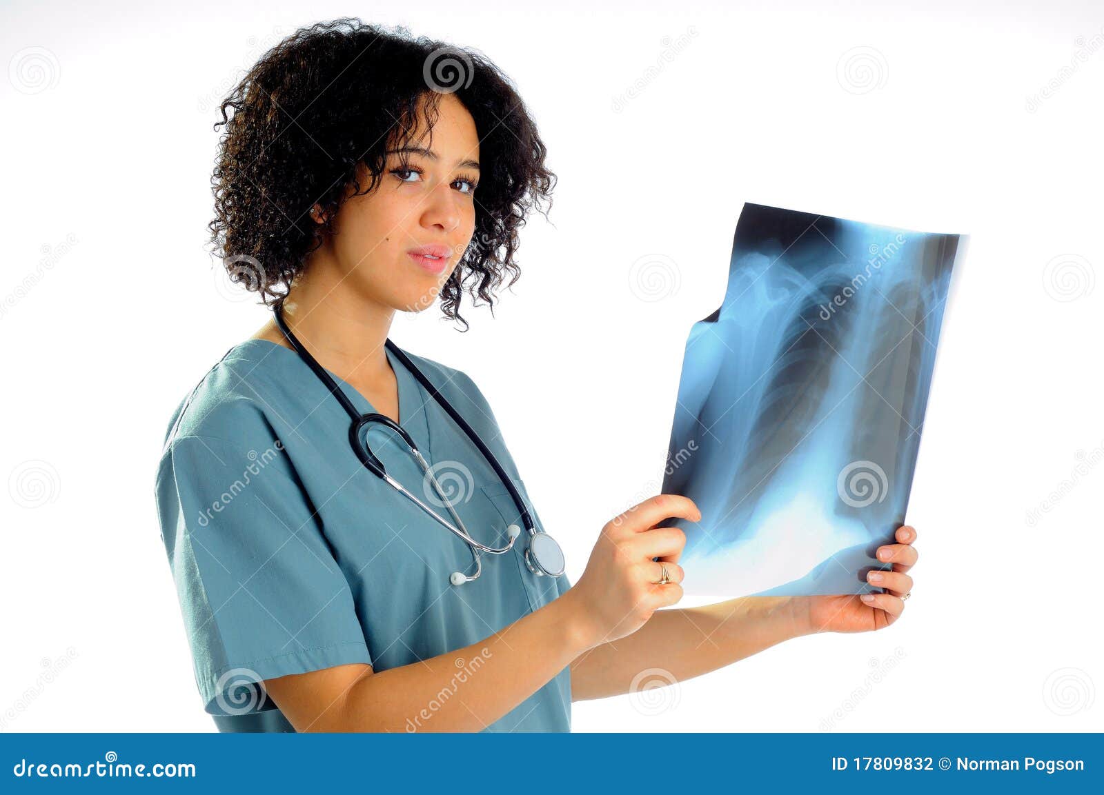 Radiologiste photo stock. Image du cheveu, médical, américain - 17809832