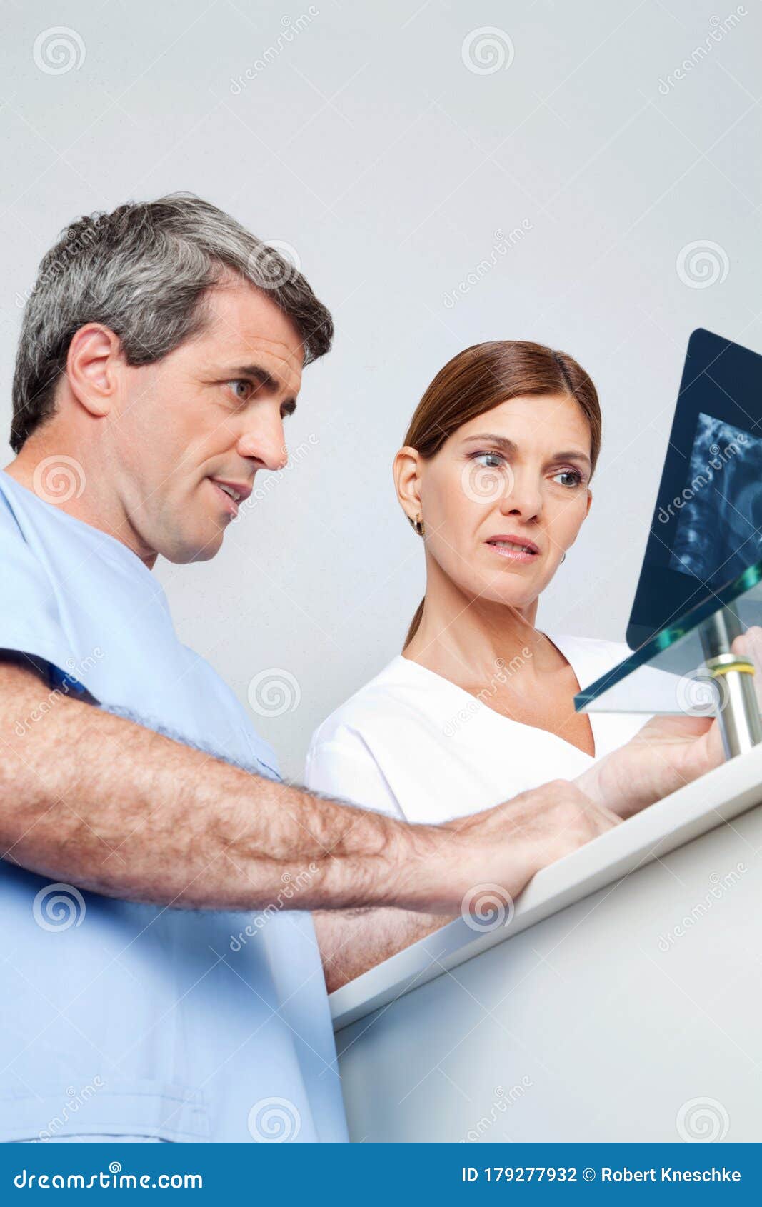 Radiologists at work stock photo. Image of health, doctors - 179277932