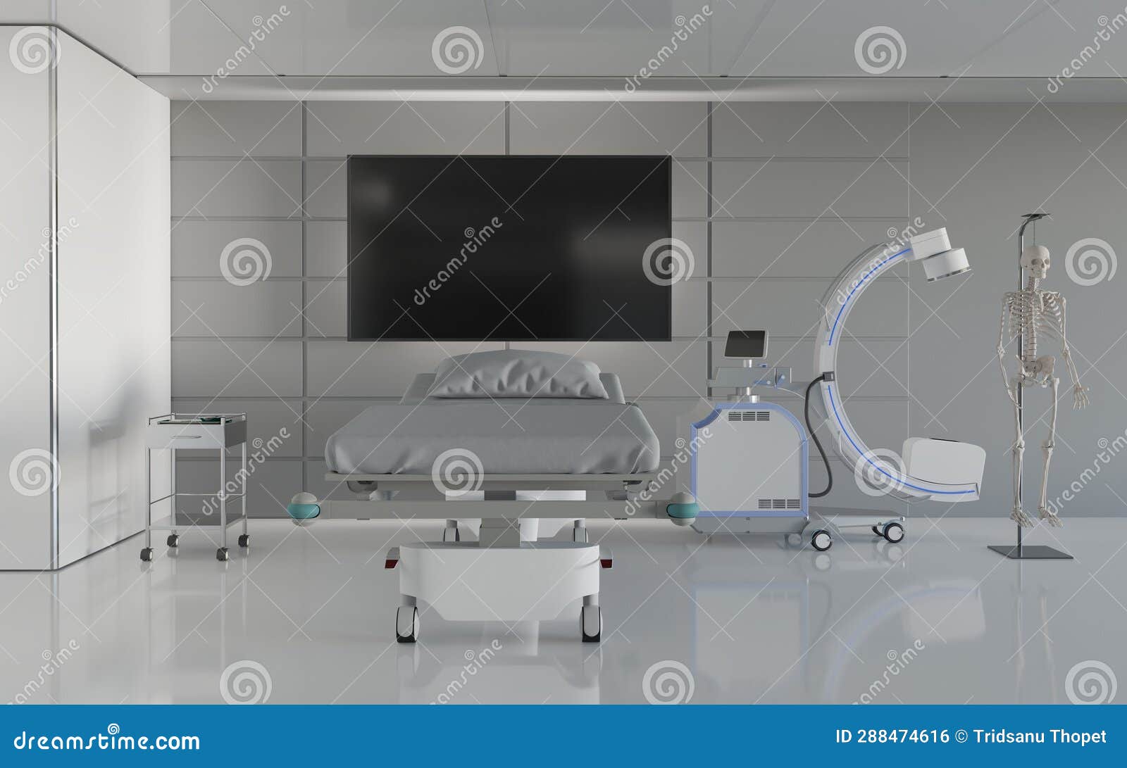 Radiology Machinery For Scanning Body Parts Vector | CartoonDealer.com ...