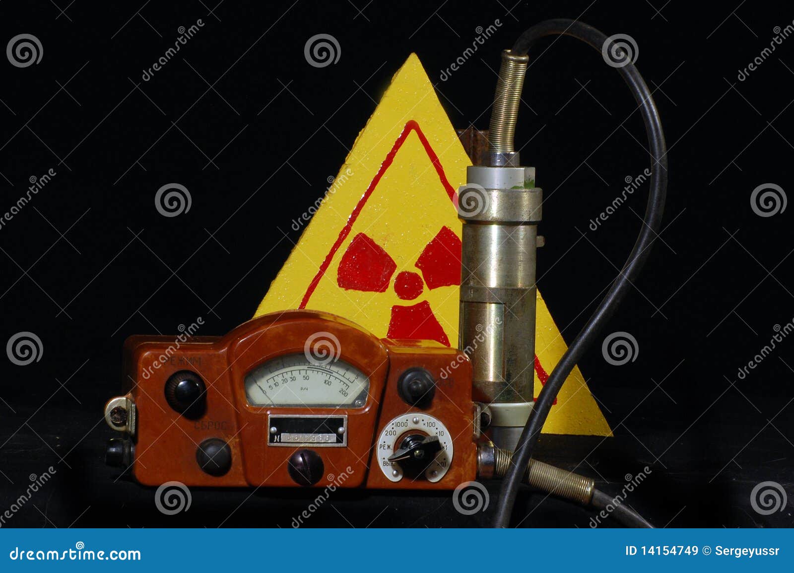 Radiometer stock image. Image of kiev, atomic, hazardous - 14154749