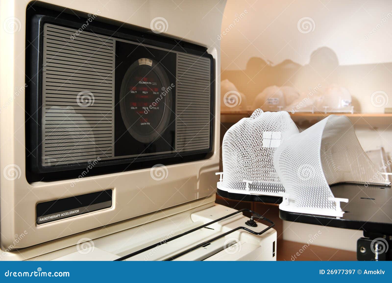 Radiotherapy Simulator stock image. Image of radiology - 26977397