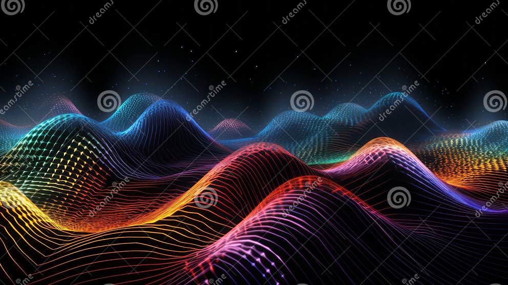 Radiowave Interference Patterns Stock Photo - Image of physics ...