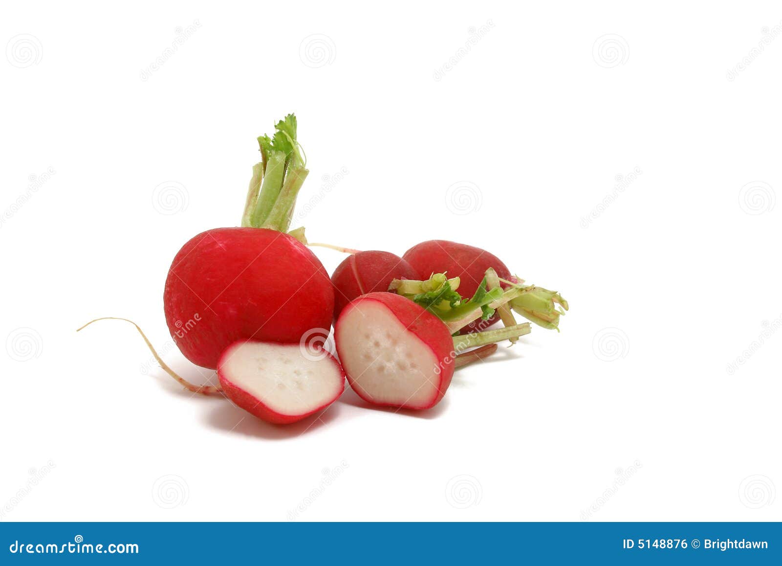Radis photo stock. Image du isolement, végétarien, radis - 5148876