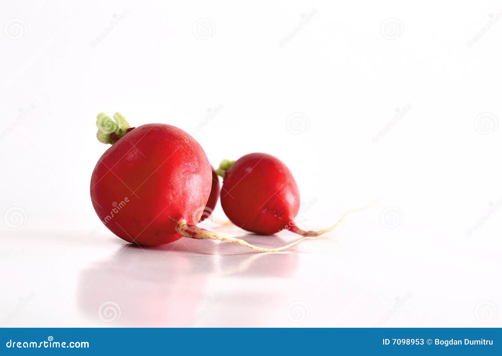 Radis image stock. Image du régime, vert, végétarien, organique - 7098953