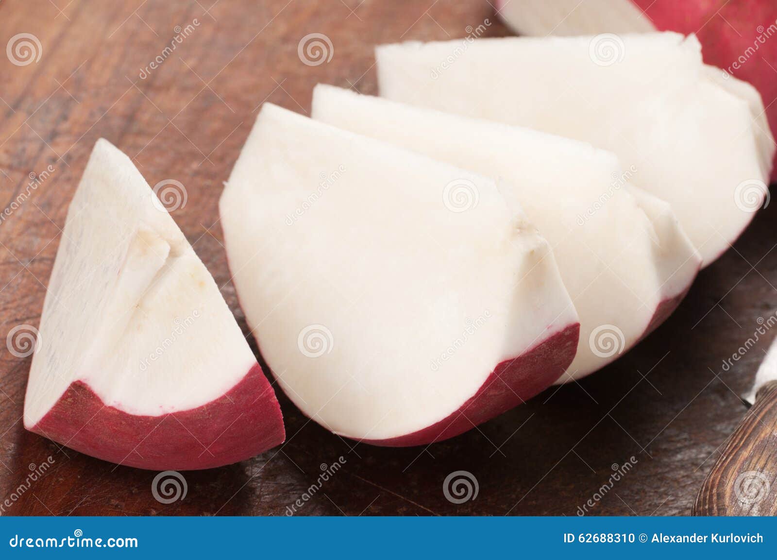 Radish cuts stock photo. Image of radish, color, eating - 62688310