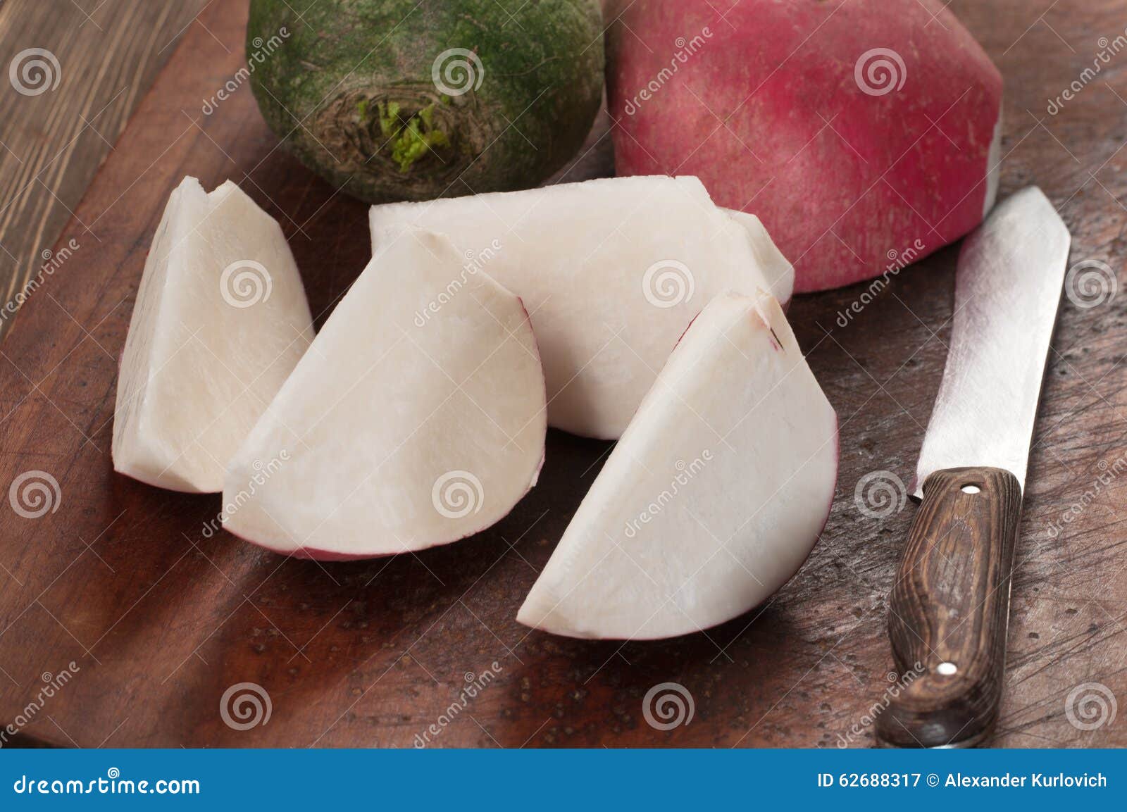 Radish cuts stock image. Image of eating, color, lenten - 62688317