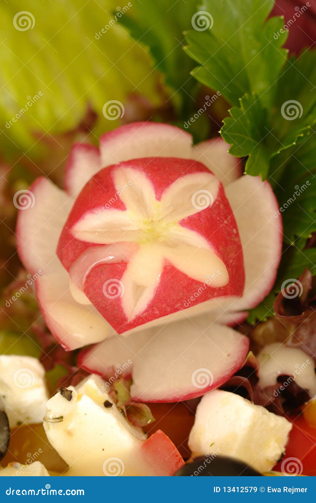 Radish decoration stock image. Image of fresh, radish - 13412579