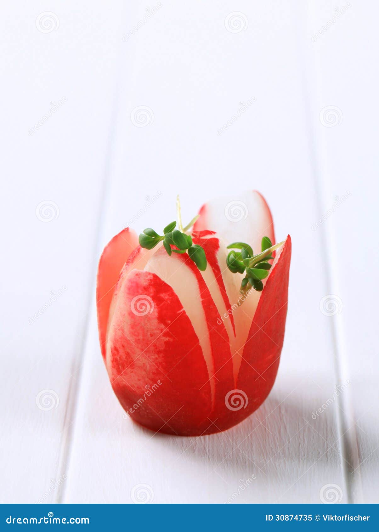 Radish flower stock image. Image of closeup, fresh, garnish - 30874735