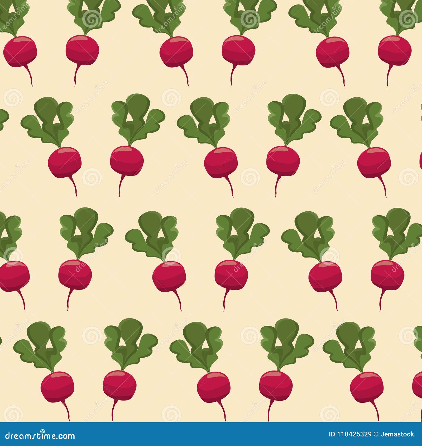 Radish Nutrition Facts And Health Benefits Infographic. Vector ...