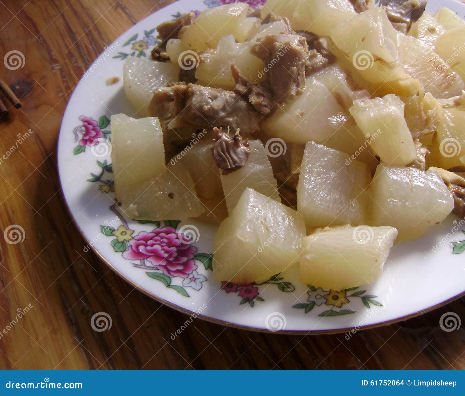 Radish Stir Fried, Chinese Food Stock Photo - Image of cuisine, fried ...