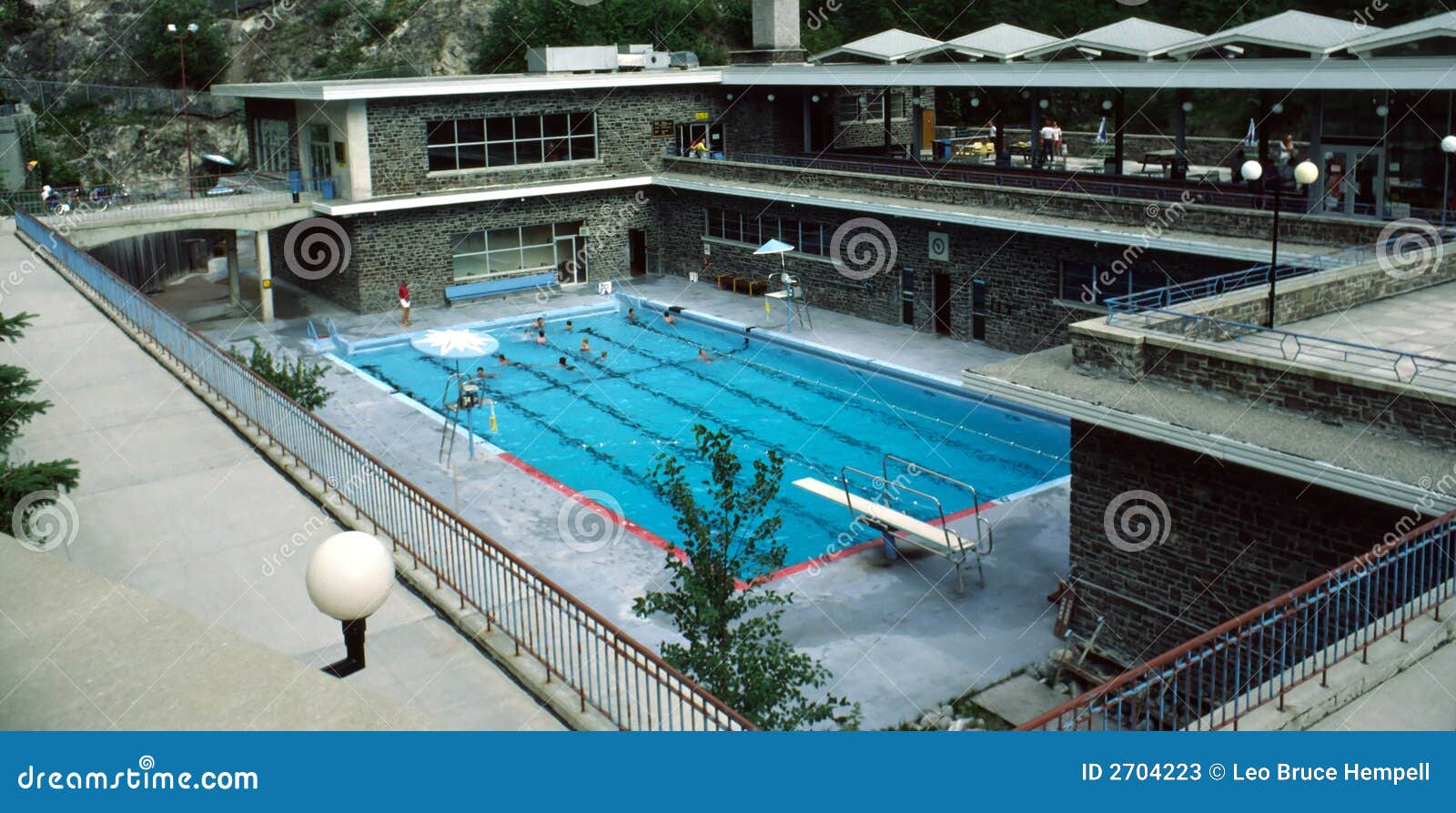 Radium Hot Springs Pool British Columbia Canada Stock Image - Image of ...