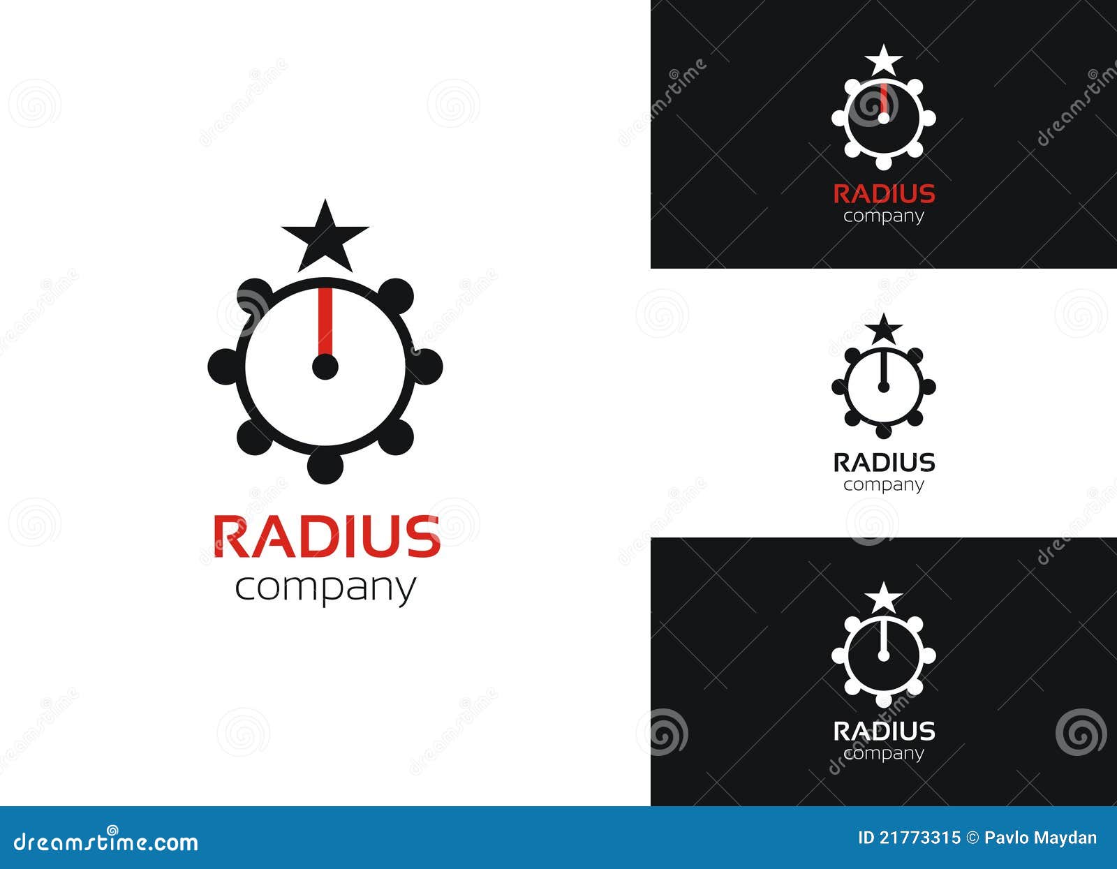 Radius Company stock vector. Illustration of icon, logo - 21773315