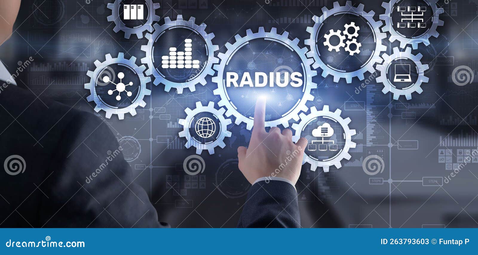 Radius. Protocol for Implementing Authentication Stock Image - Image of ... Radius. Protocol for Implementing Authentication Stock Image - Image of ...