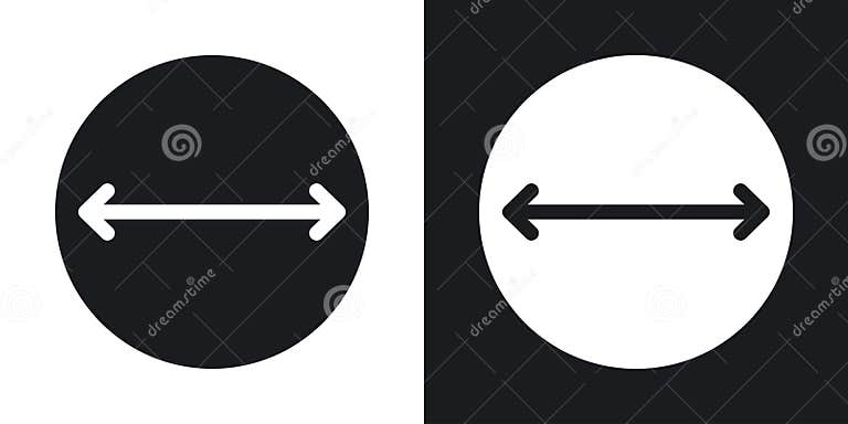 Radius Thin Line Vector Icon Set Stock Illustration - Illustration of ...