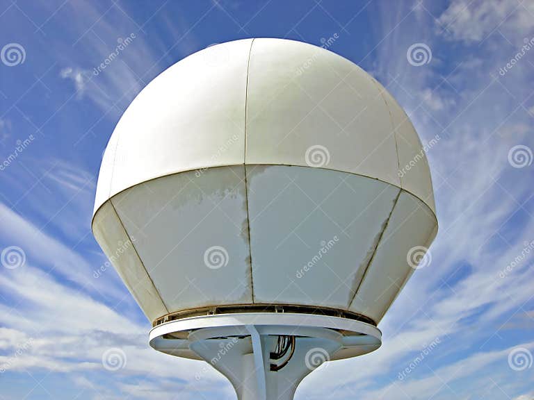 Radome on a ship stock photo. Image of data, technology - 82841520