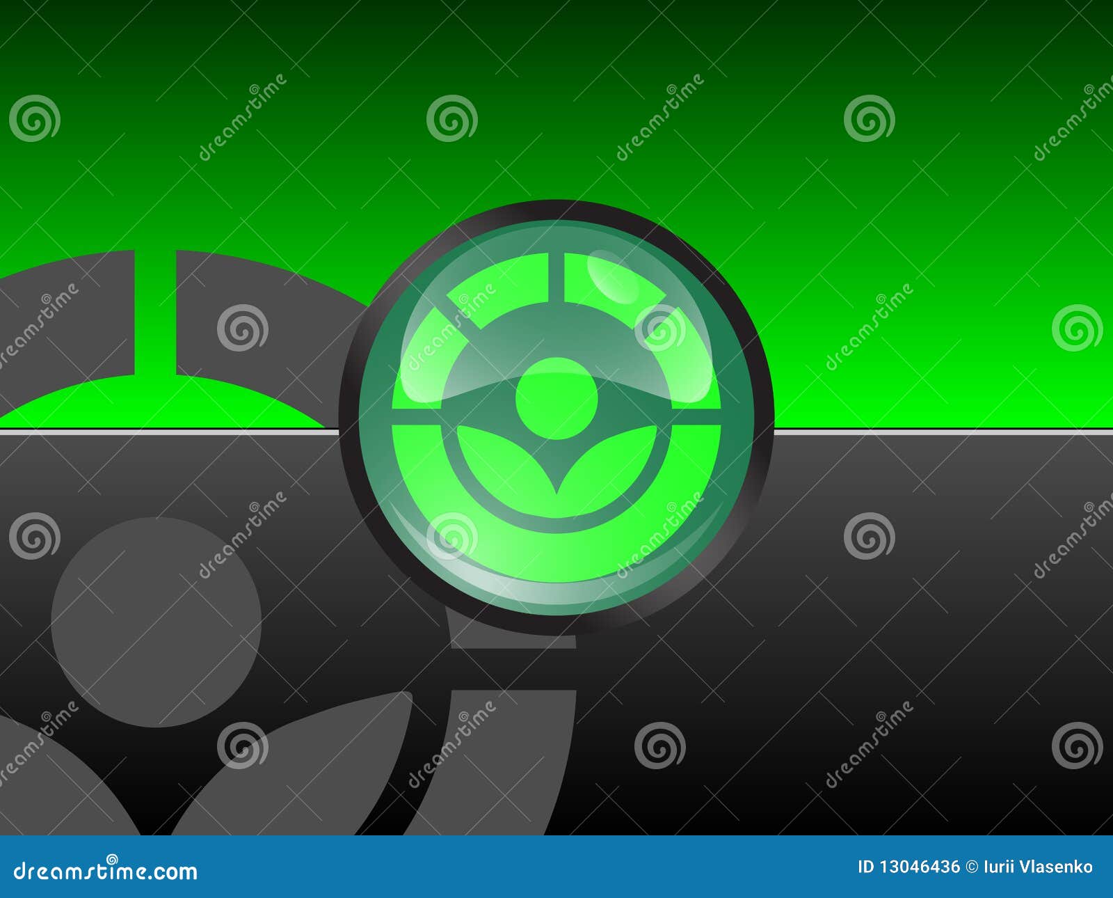 Radura stock illustratie. Illustration of dimensionaal - 13046436