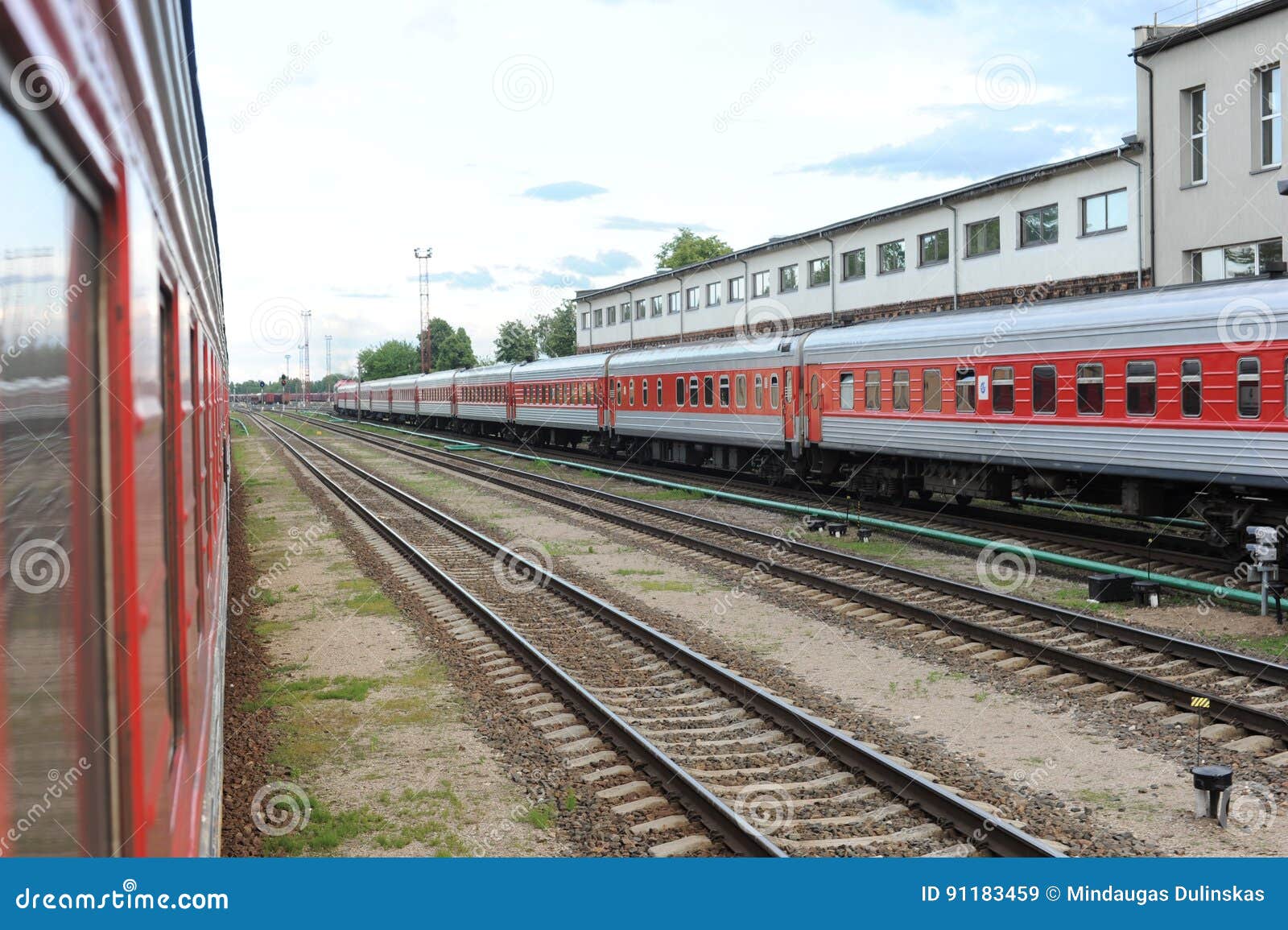 RADVILISKIS, LITHUANIA - JUNE 26, 2011: Lithuania Railway Network and ...
