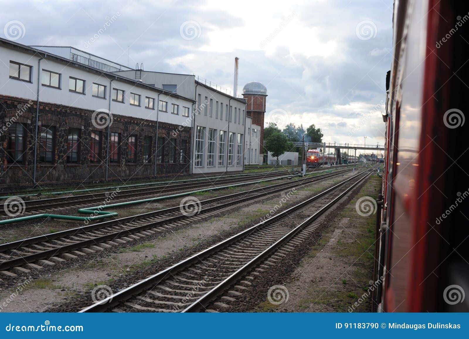 RADVILISKIS, LITHUANIA - JUNE 26, 2011: Lithuania Railway Network and ...