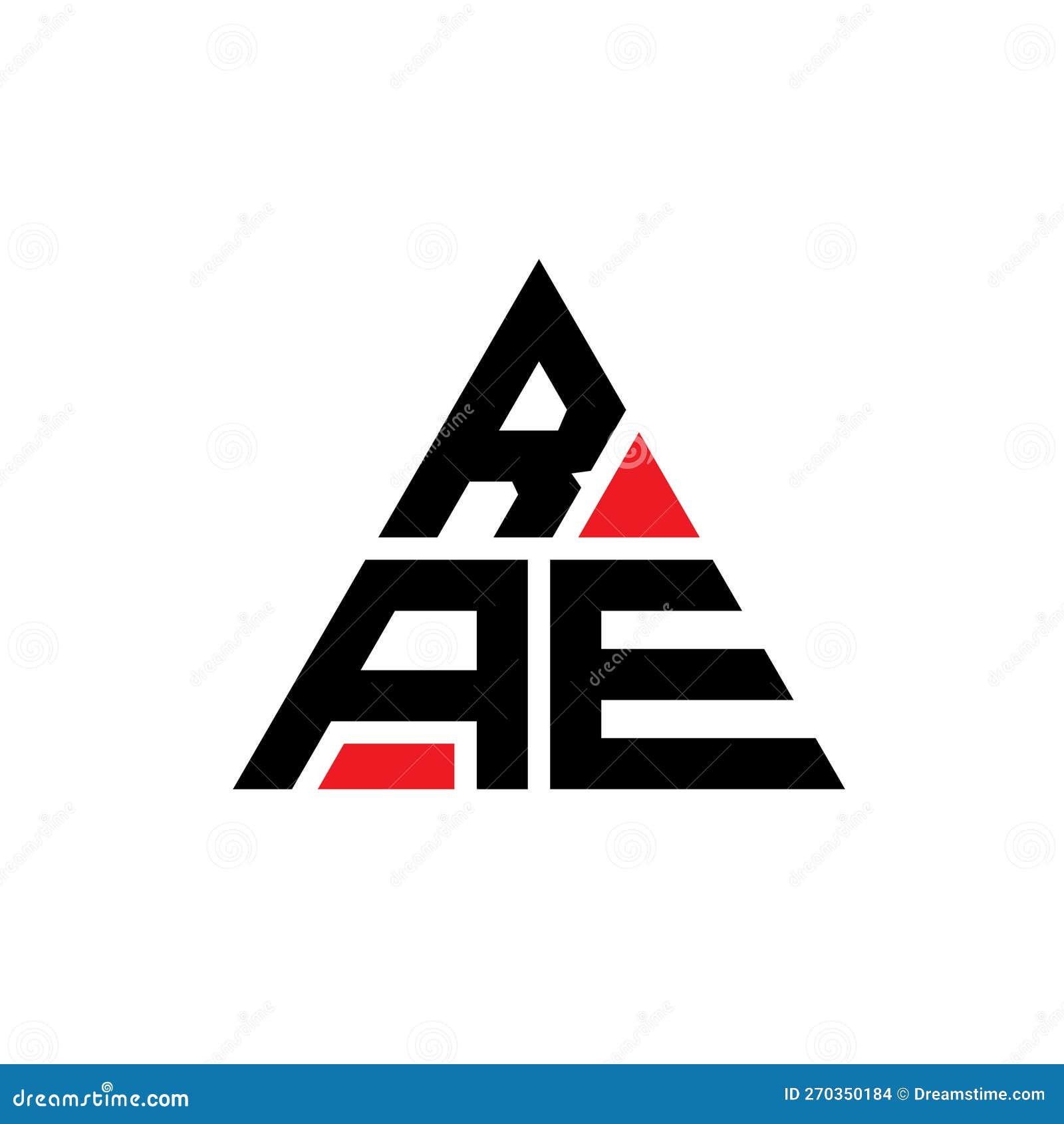 RAE Triangle Letter Logo Design with Triangle Shape. RAE Triangle Logo ...