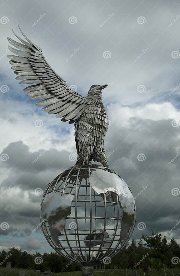 RAF Association emblem stock image. Image of globe, clouds - 28709907